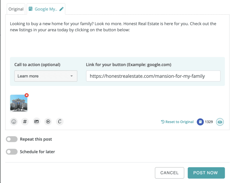 Google My Business Post Image Size Guide