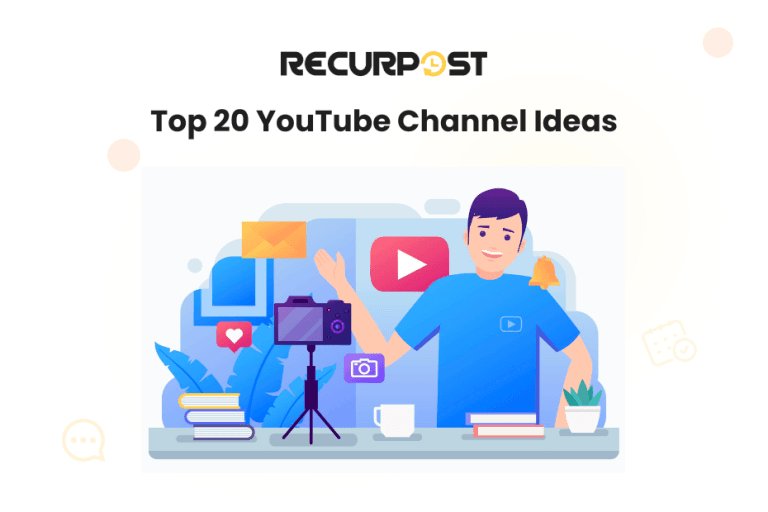 Top 20 YouTube Channel Ideas in 2024