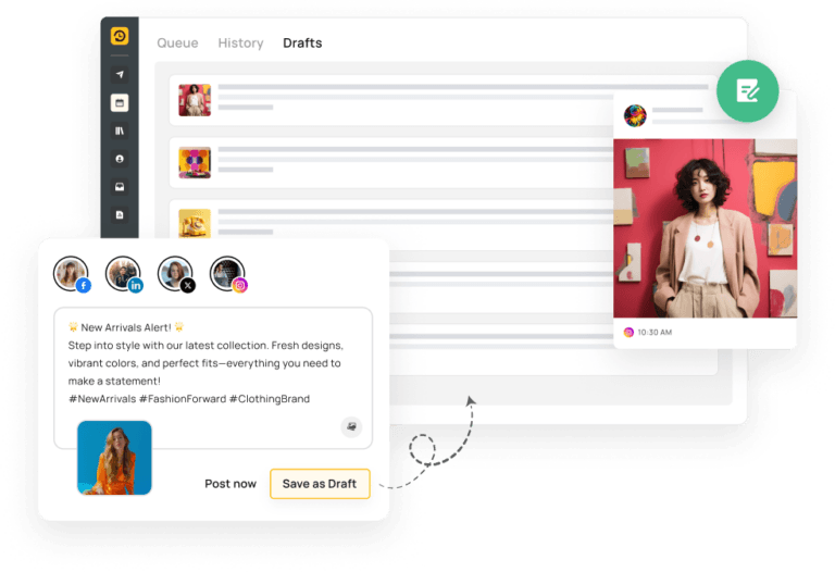 Save as Draft - RecurPost